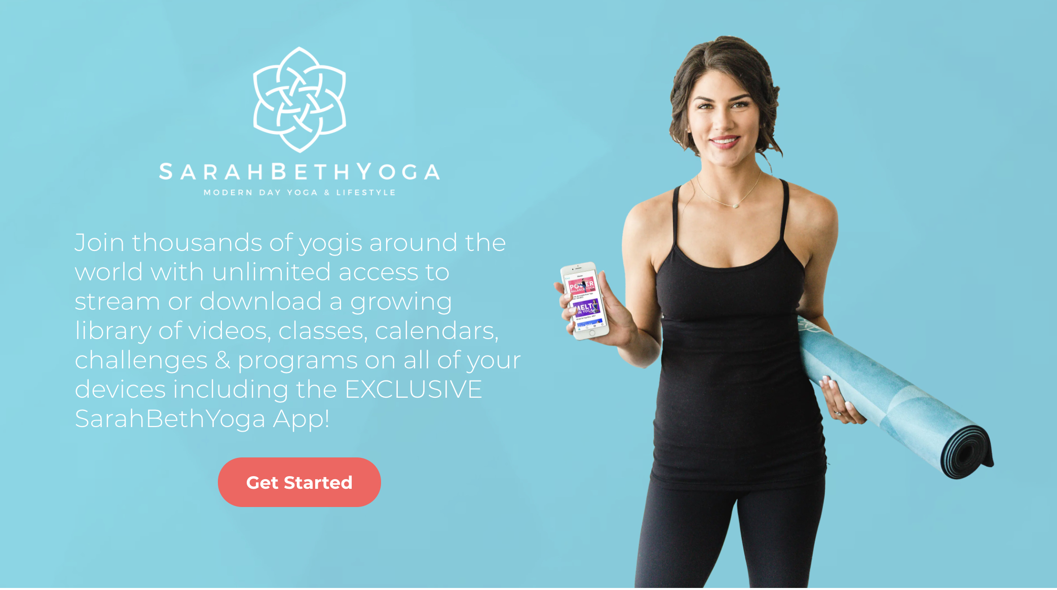 Sarah Beth Yoga on Youtube, from Denver, Colorado | Live Yoga Teachers